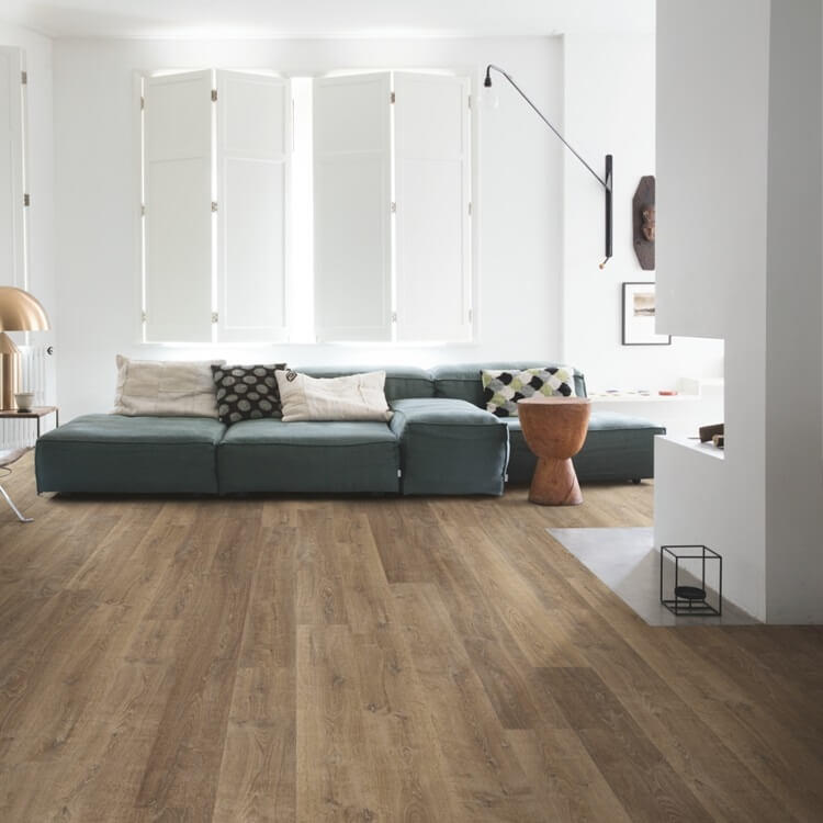 Quick Step Eligna Riva Oak Brown Planks El3579 Hydroseal Laminate Flooring